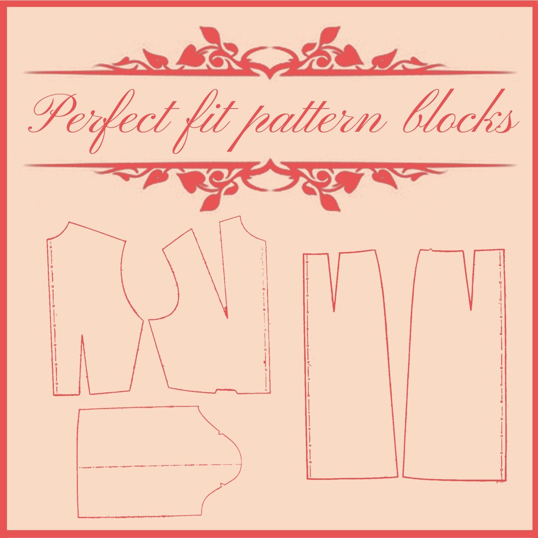 Download 50s Perfect Fit Bodice / Top, Sleeve and Skirt Base / Basic ...