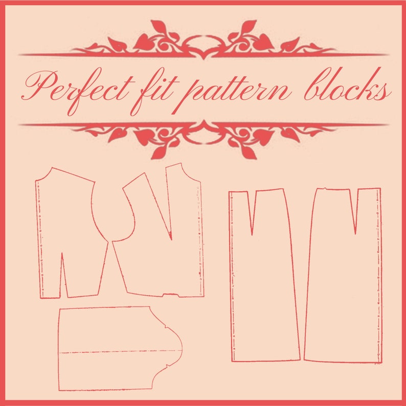 Download 50s Perfect Fit Bodice / Top, Sleeve and Skirt Base / Basic ...