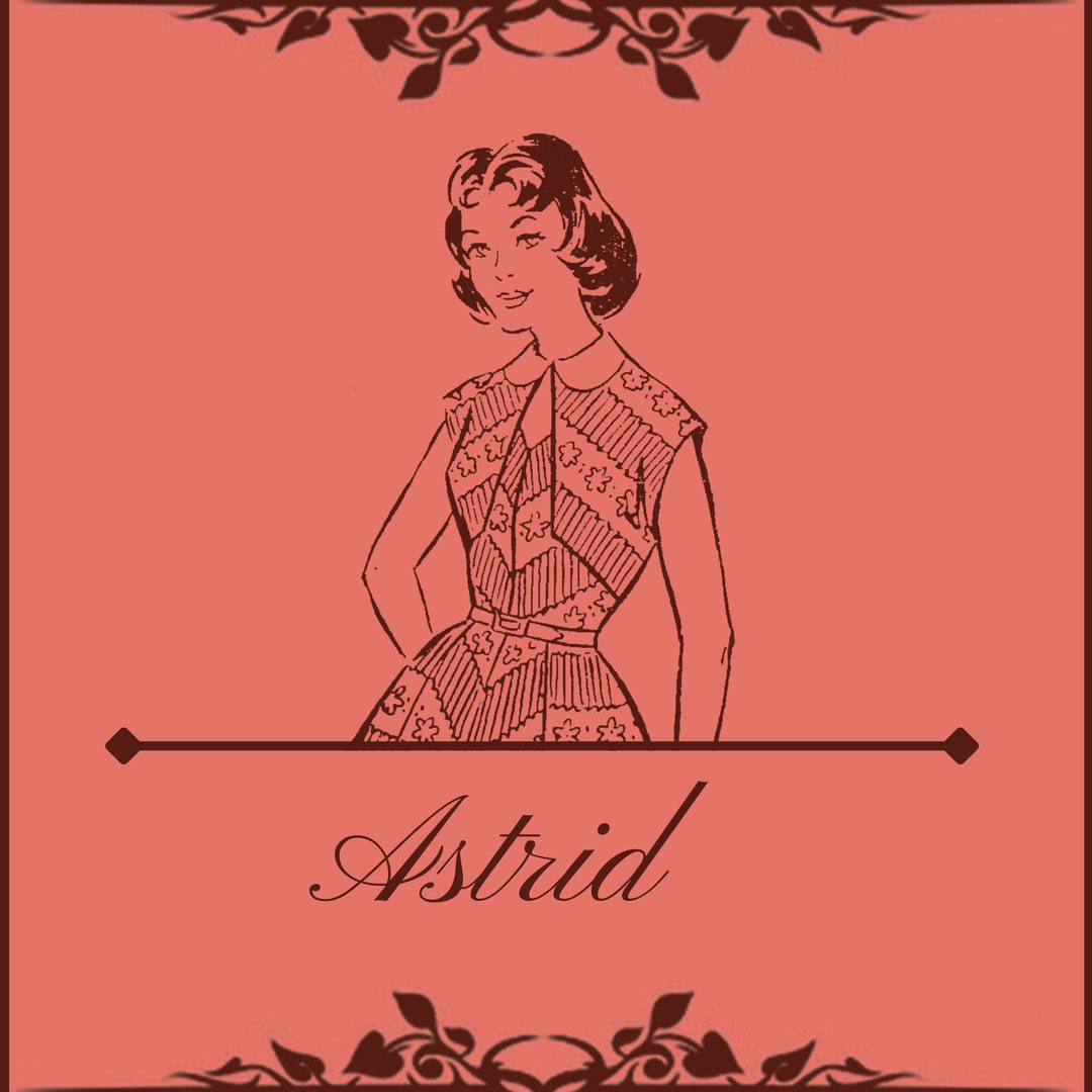 Vintage 50s Top Sewing Pattern. Easy to Draft Your Own Perfect-fit ...