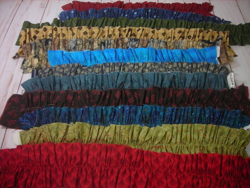 10 Ruffles Junk Journal Embellishments Belly Band Sewing - Etsy