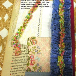 10 Ruffles Junk Journal Embellishments Belly Band Sewing Crafts 10 ...