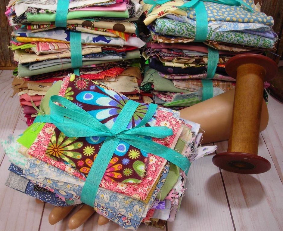 Scrap Fabric Bundle Grab Bag Cotton Quilting Sewing Junk - Etsy