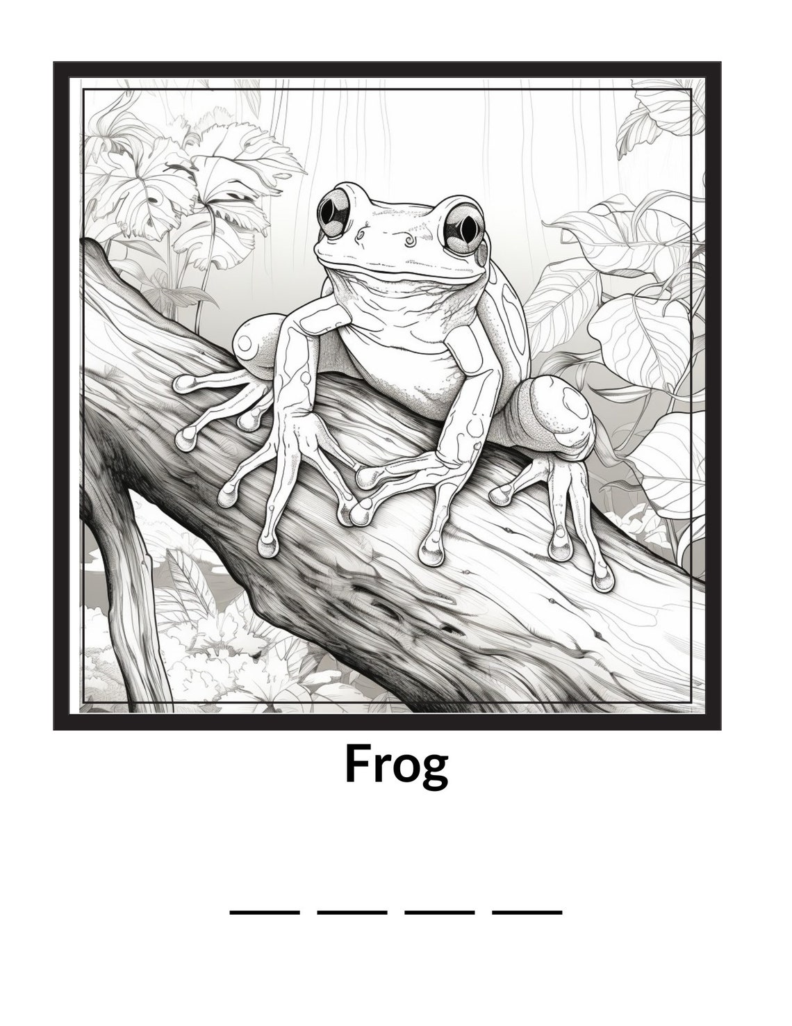 The Jungle Children's Coloring and Activity Book - Etsy