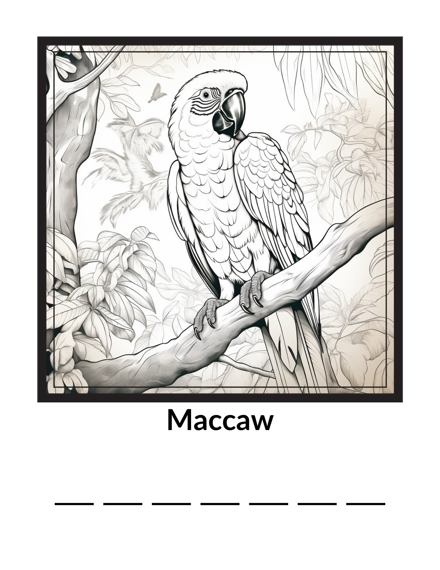 The Jungle Children's Coloring and Activity Book - Etsy