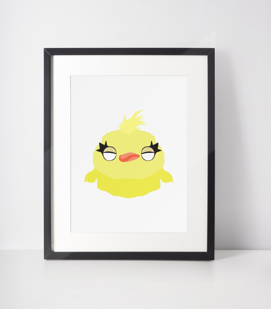 DUCKY | Minimalist Print | Portrait | Poster | Printable Wall Art ...