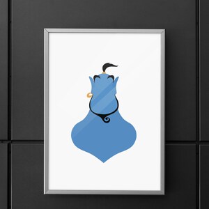 GENIE | Hero Minimalist Print | Portrait | Poster | Printable Wall Art ...