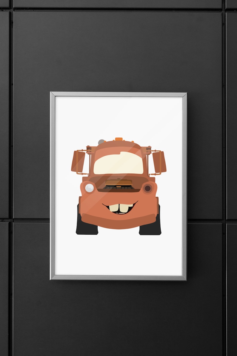MATER | Portrait | Poster | Printable Wall Art | Illustration | Pixar ...