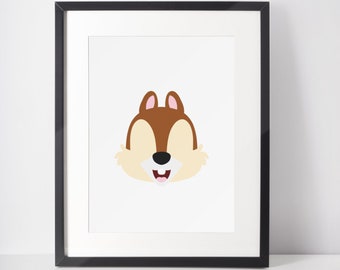 MACK Portrait Poster Printable Wall Art Illustration - Etsy