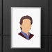 JERRY SEINFELD | Character Minimalist Print | Portrait | Poster ...