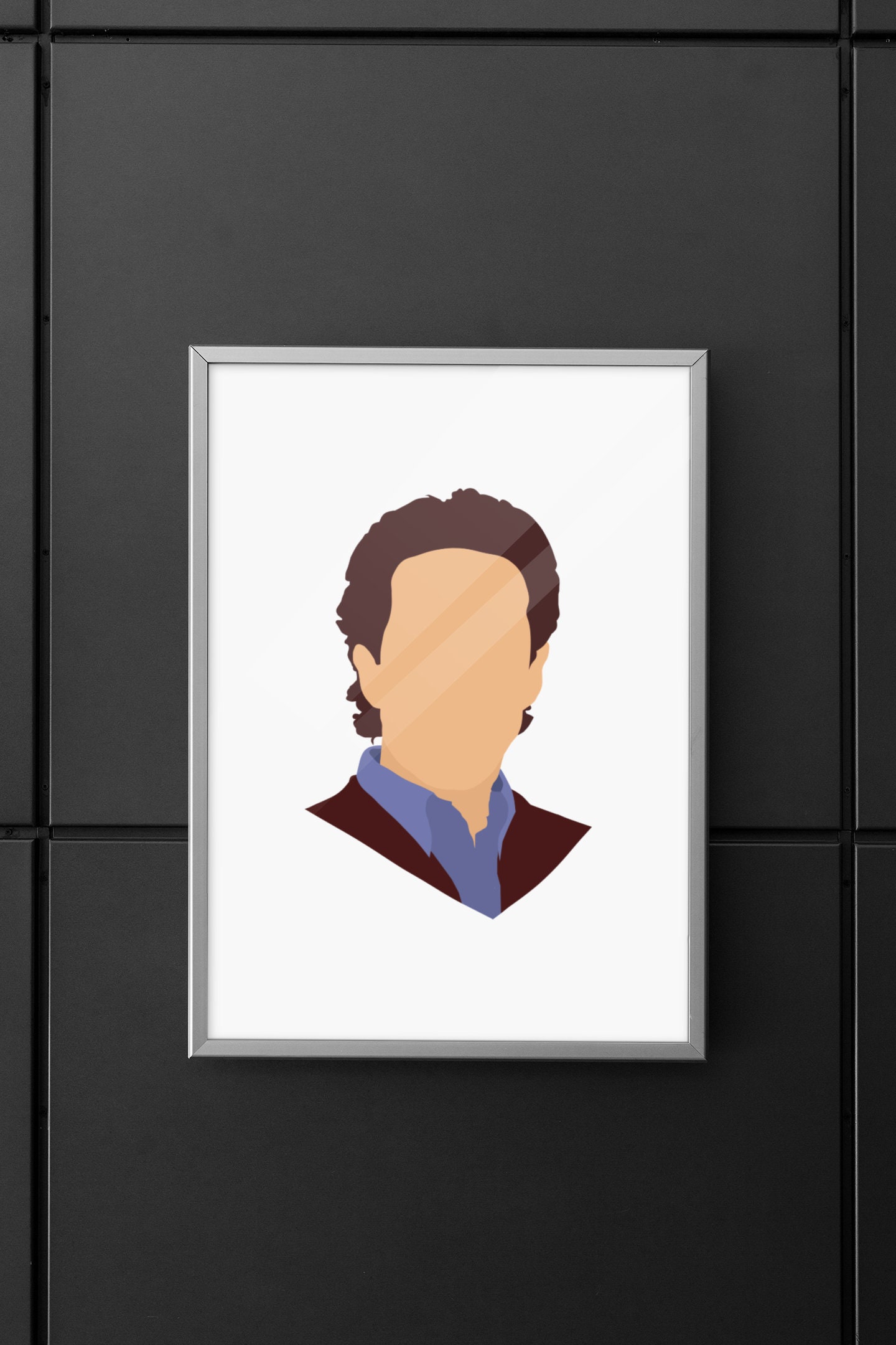 JERRY SEINFELD | Character Minimalist Print | Portrait | Poster ...