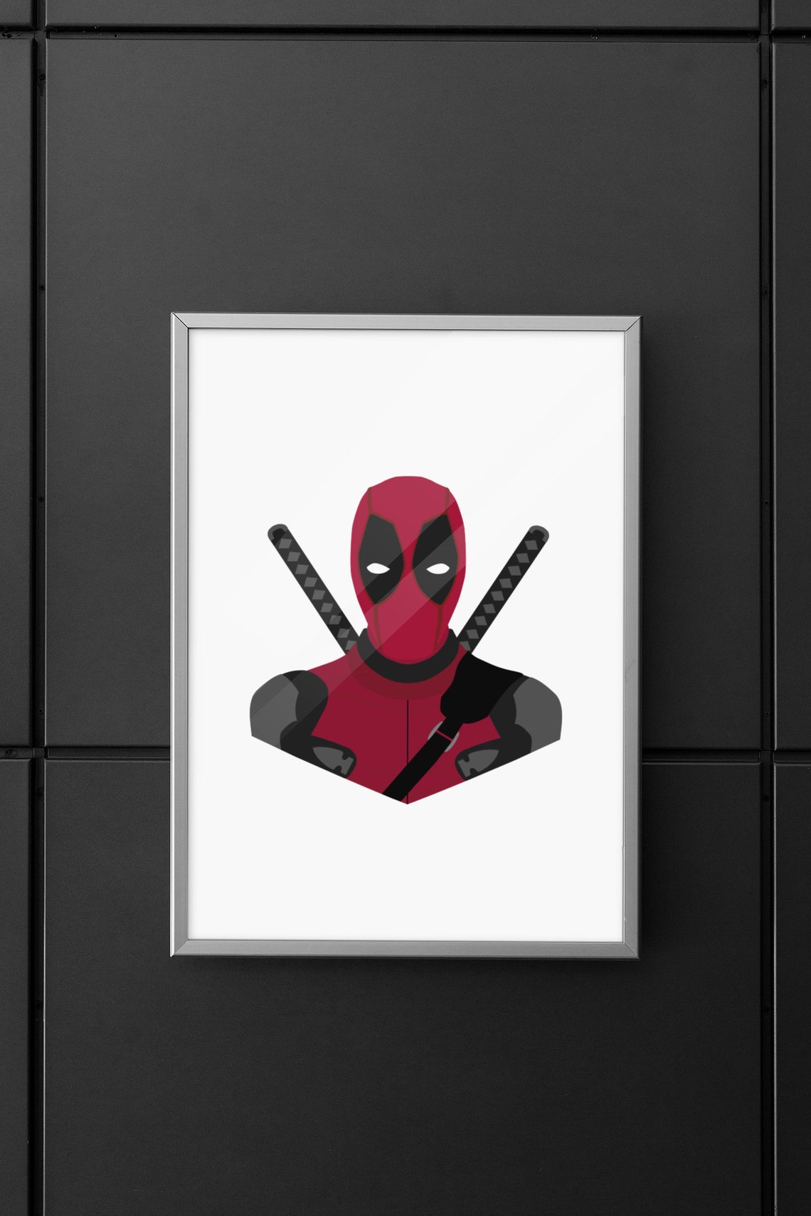 DEADPOOL Minimalist Print Portrait Poster Printable - Etsy
