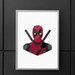 DEADPOOL | Minimalist Print | Portrait | Poster | Printable Wall Art ...