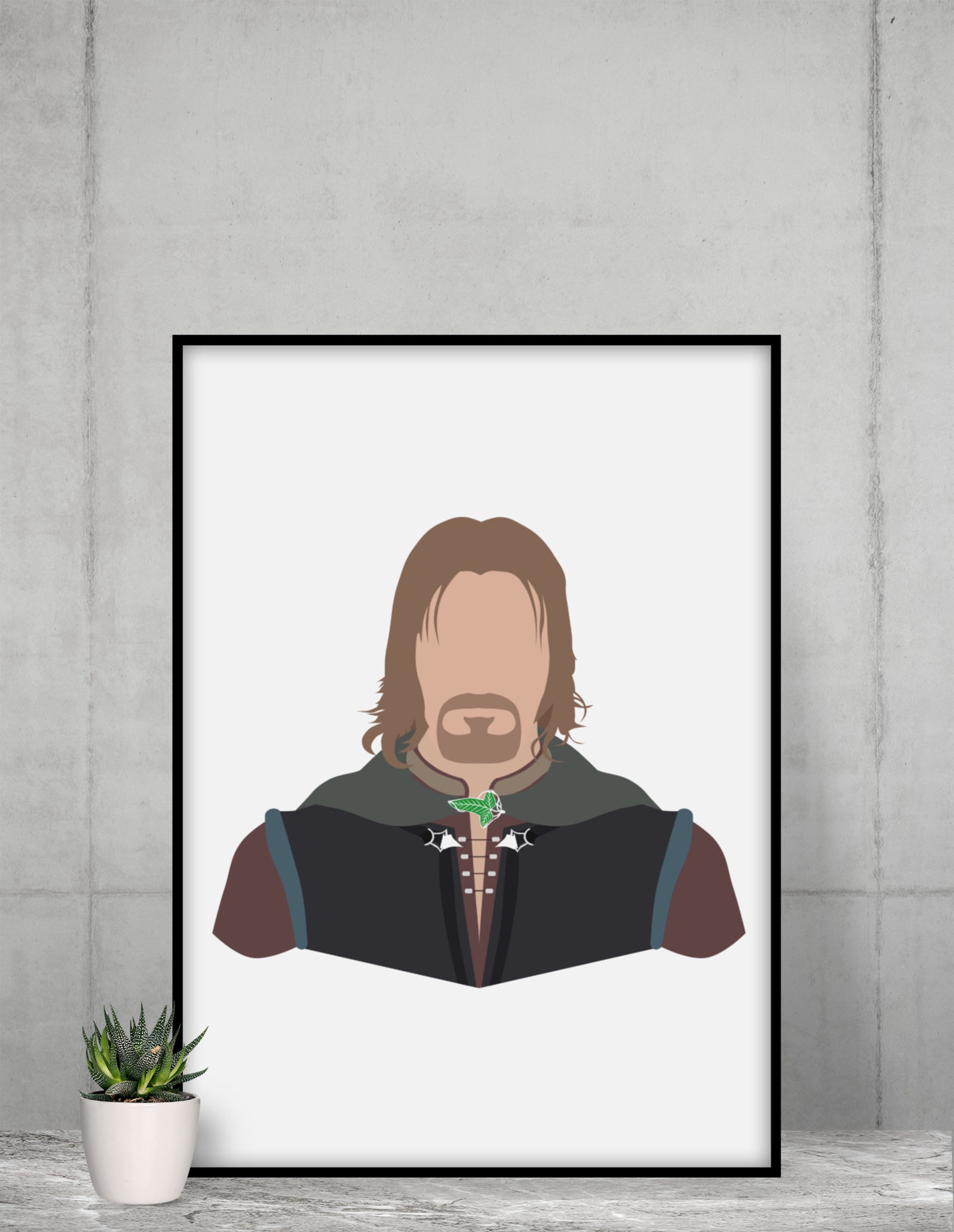 BOROMIR | Minimalist Print | Portrait | Poster | Printable Wall Art ...