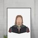 BOROMIR Minimalist Print Portrait Poster Printable - Etsy