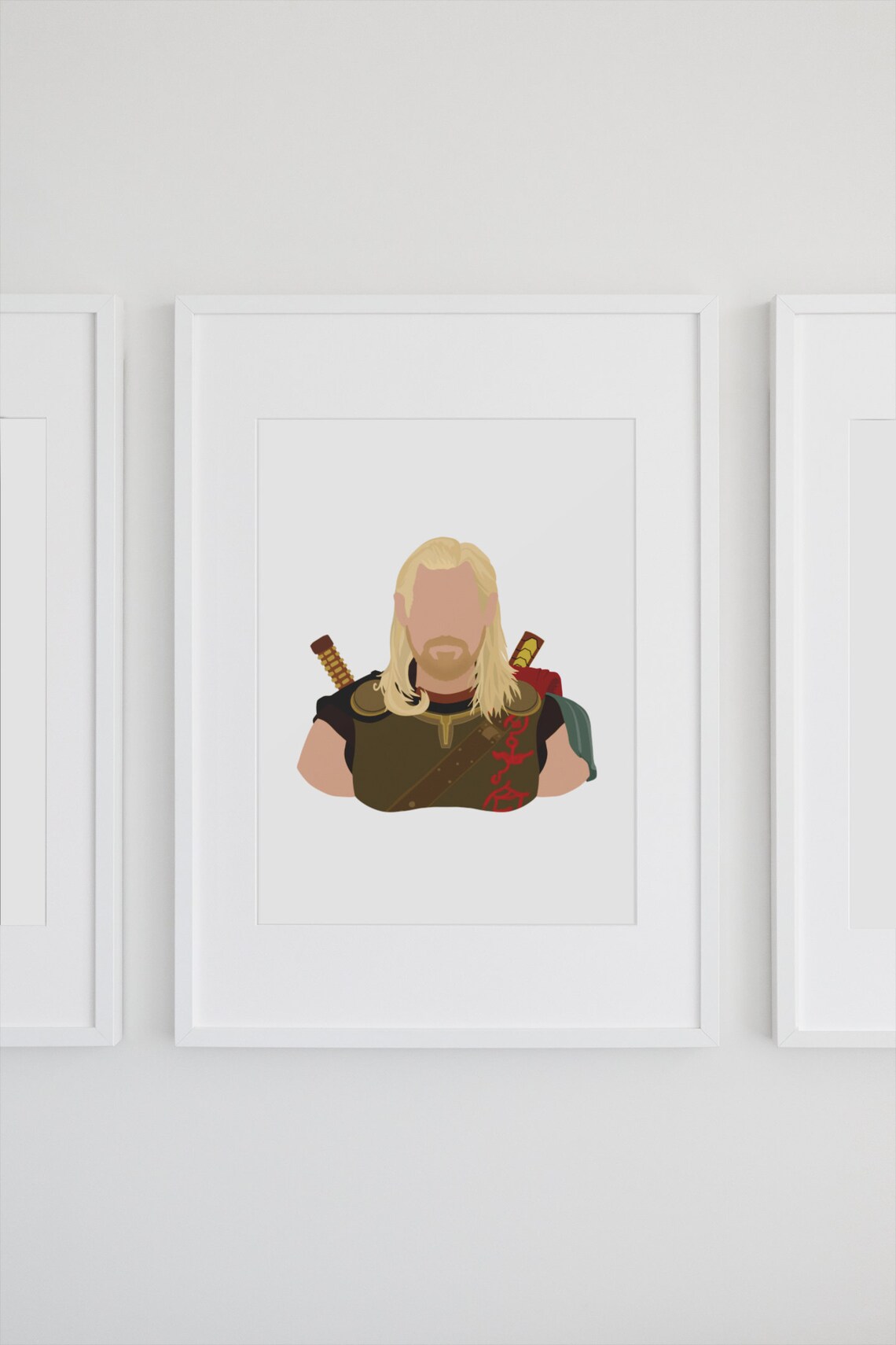THOR | Minimalist Print | Portrait | Poster | Printable Wall Art ...