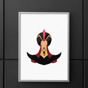 JAFAR | Villain Minimalist Print | Portrait | Poster | Printable Wall ...