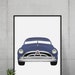 DOC HUDSON Portrait Poster Printable Wall Art Illustration Pixar Cars ...