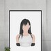 TIFA LOCKHART - FFVII | Minimalist Print | Portrait | Poster ...