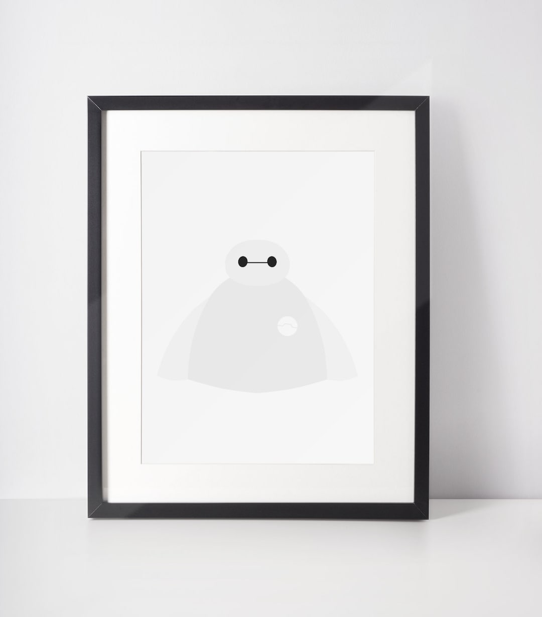 BAYMAX | Hero Minimalist Print | Portrait | Poster | Printable Wall Art ...