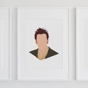 KRAMER | Character Minimalist Print | Portrait | Poster | Printable ...