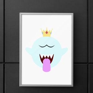 KING BOO | Digital Portrait Print | Illustration | Wall Art | Fan Art ...