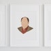 GEORGE COSTANZA | Character Minimalist Print | Portrait | Poster ...