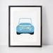 DOC HUDSON Portrait Poster Printable Wall Art Illustration Pixar Cars ...