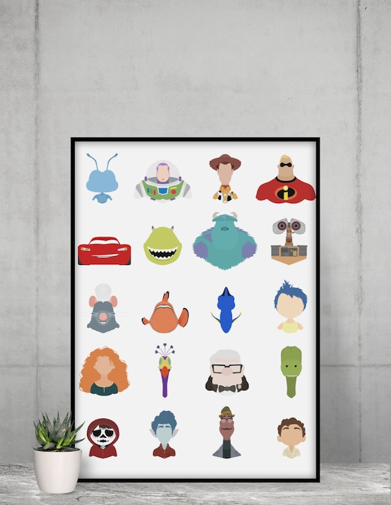 Pixar Minimalistische Posters Up (original) Disney Pixar Inspired