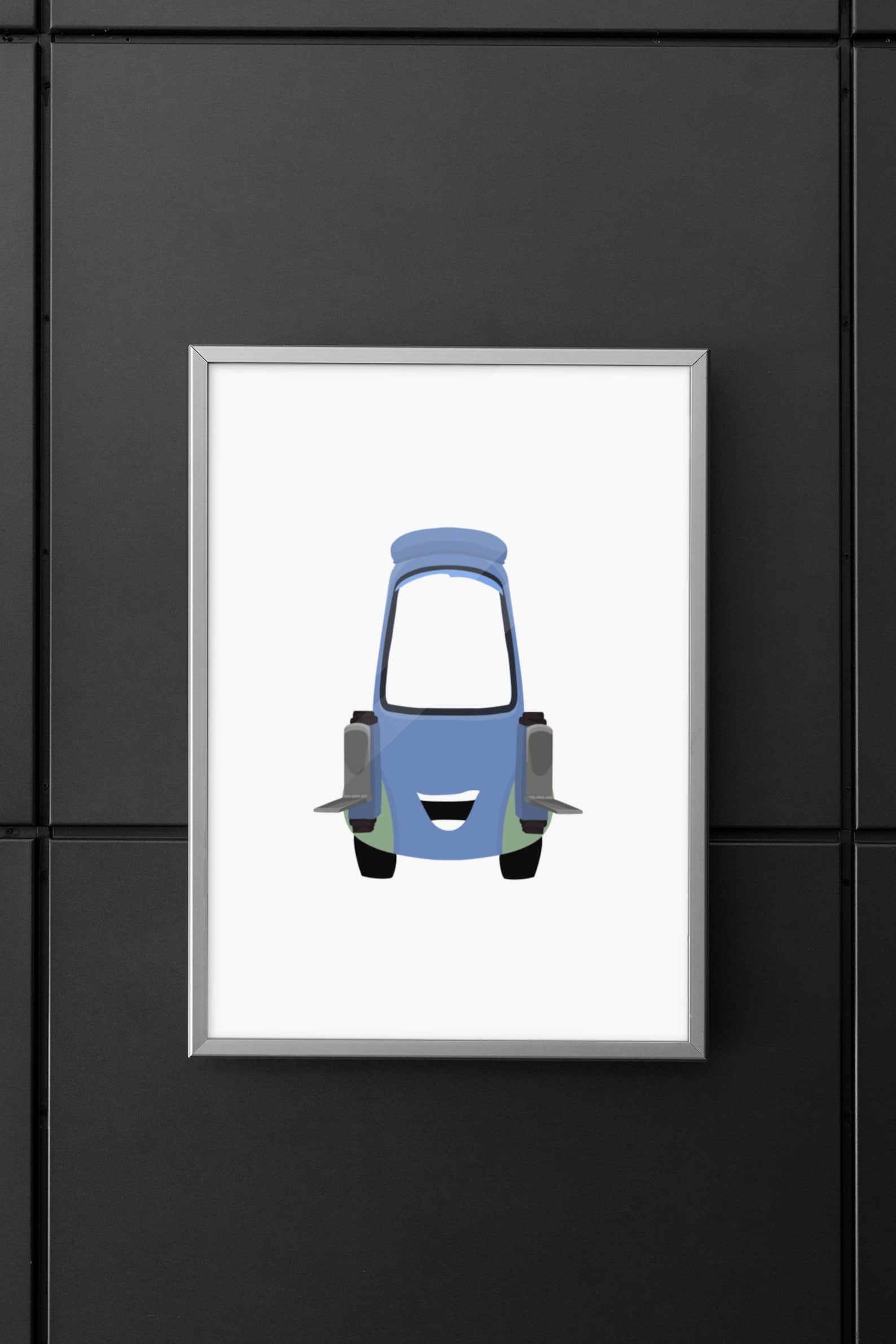 GUIDO Portrait Poster Printable Wall Art Illustration Pixar Cars - Etsy