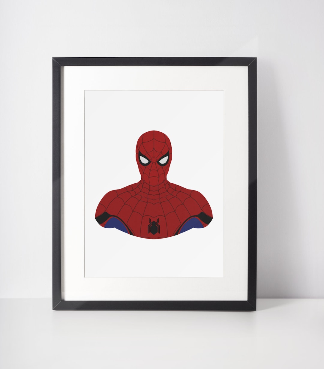 SPIDER-MAN | Minimalist Print | Portrait | Poster | Printable Wall Art ...