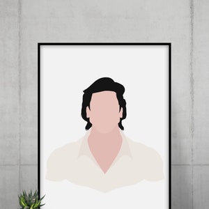 PRINCE ERIC | Hero Minimalist Print | Portrait | Poster | Printable ...
