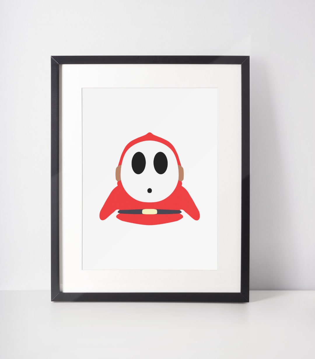 SHY GUY | Digital Portrait Print | Illustration | Wall Art | Fan Art ...