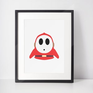 SHY GUY | Digital Portrait Print | Illustration | Wall Art | Fan Art ...