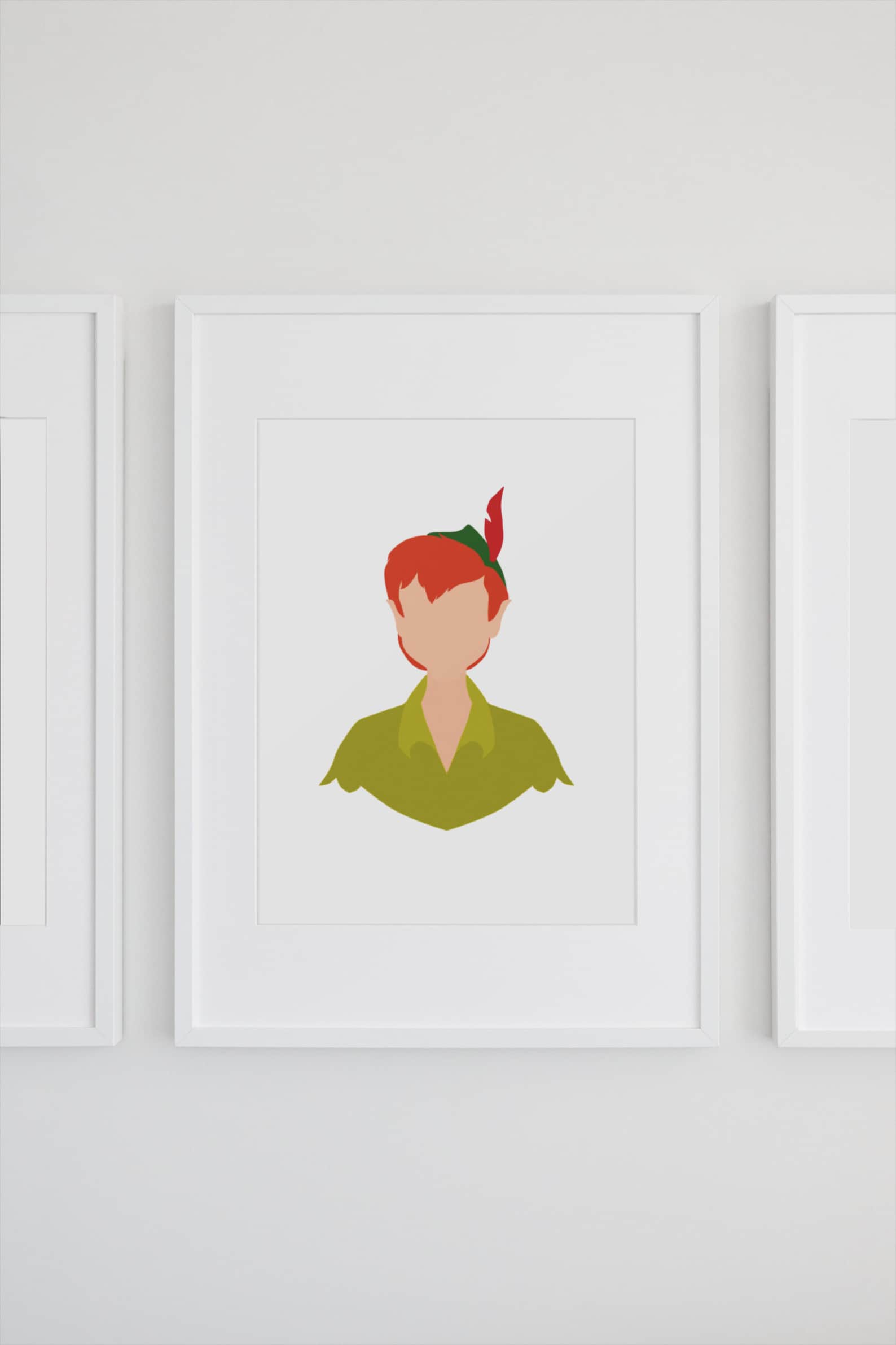 PETER PAN | Hero Minimalist Print | Portrait | Poster | Printable Wall ...