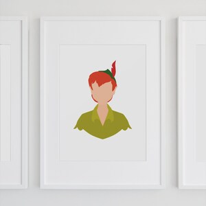 PETER PAN | Hero Minimalist Print | Portrait | Poster | Printable Wall ...