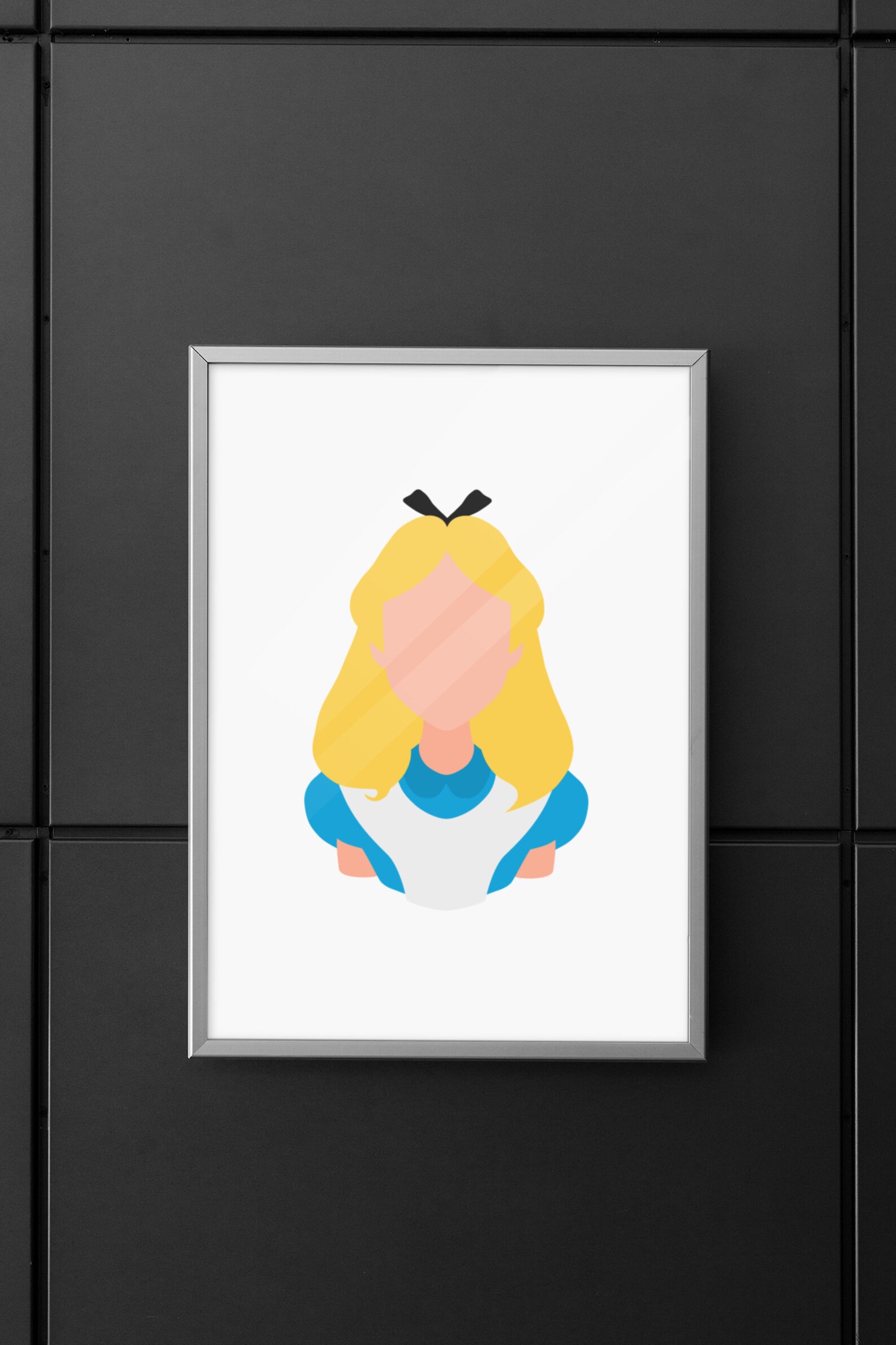 ALICE | Minimalist Print | Portrait | Poster | Printable Wall Art ...