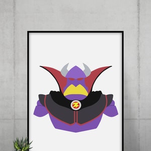 EMPEROR ZURG | Minimalist Print | Portrait | Poster | Printable Wall ...
