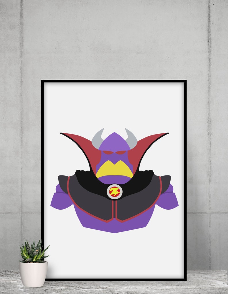 EMPEROR ZURG | Minimalist Print | Portrait | Poster | Printable Wall ...