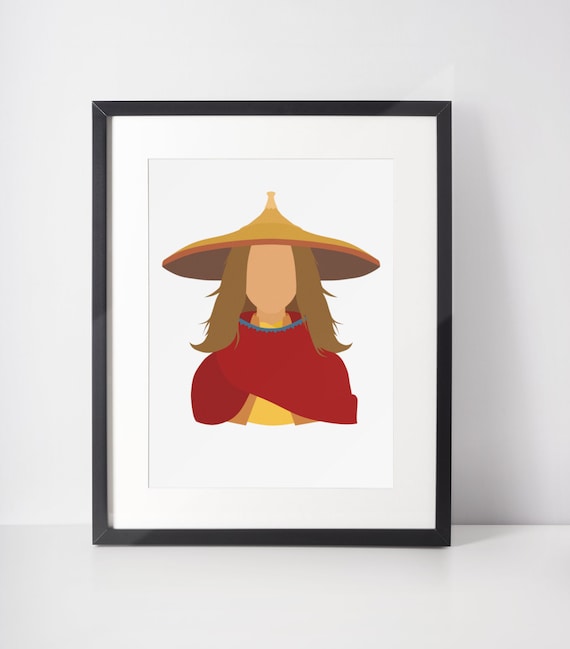RAYA Minimalist Print Portrait Poster Printable Wall | Etsy