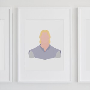 JOHN SMITH | Hero Minimalist Print | Portrait | Poster | Printable Wall ...