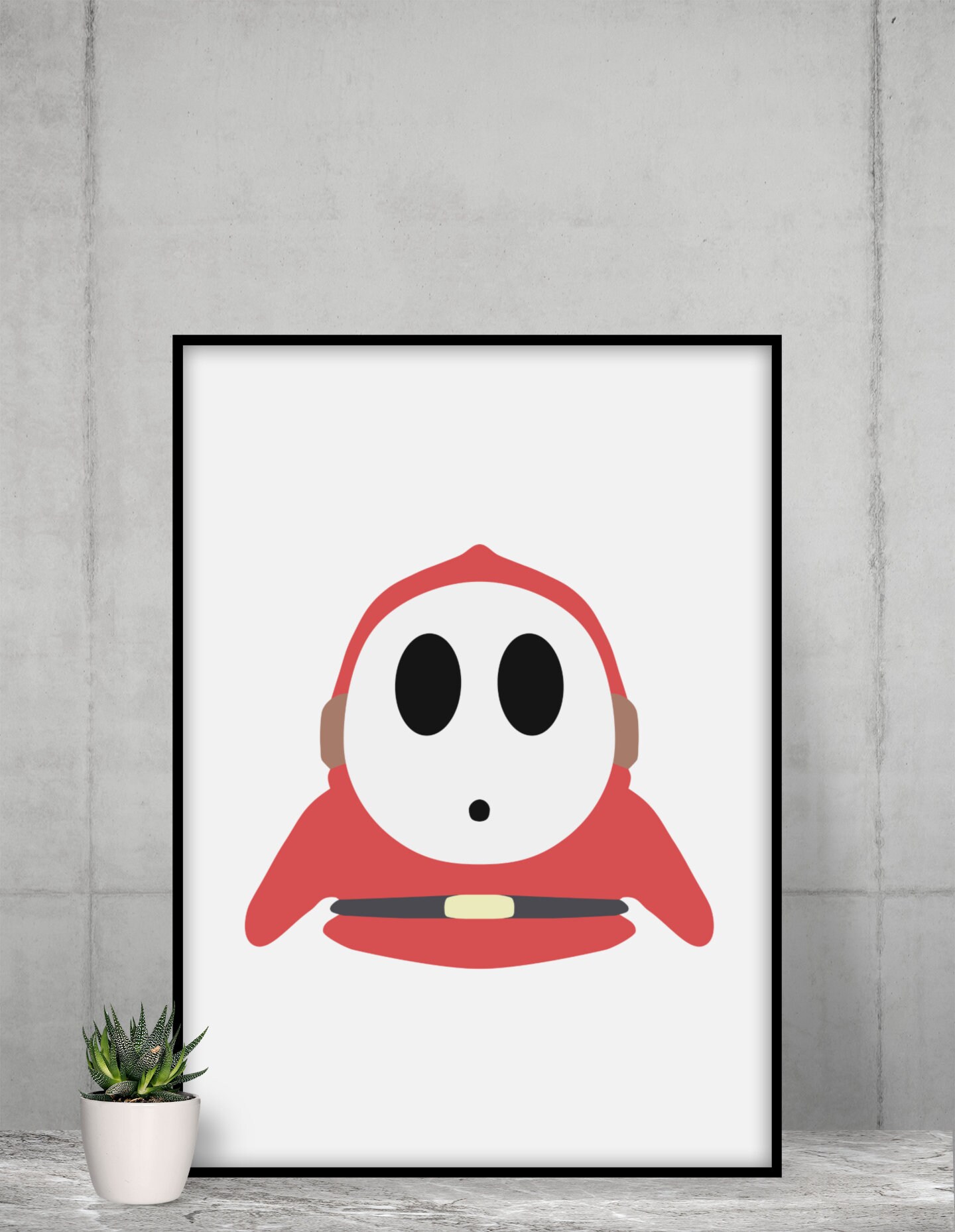 SHY GUY | Digital Portrait Print | Illustration | Wall Art | Fan Art ...