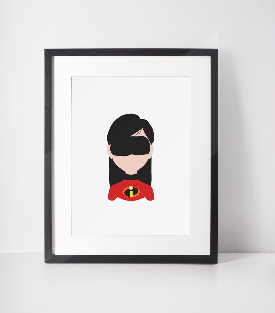 VIOLET PARR | Minimalist Print | Portrait | Poster | Printable Wall Art ...