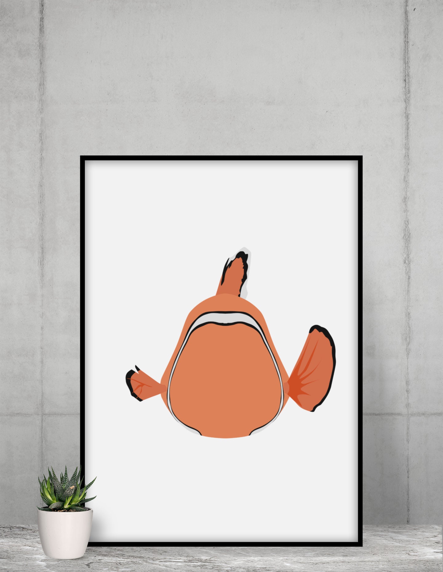 NEMO | Minimalist Print | Portrait | Poster | Printable Wall Art ...