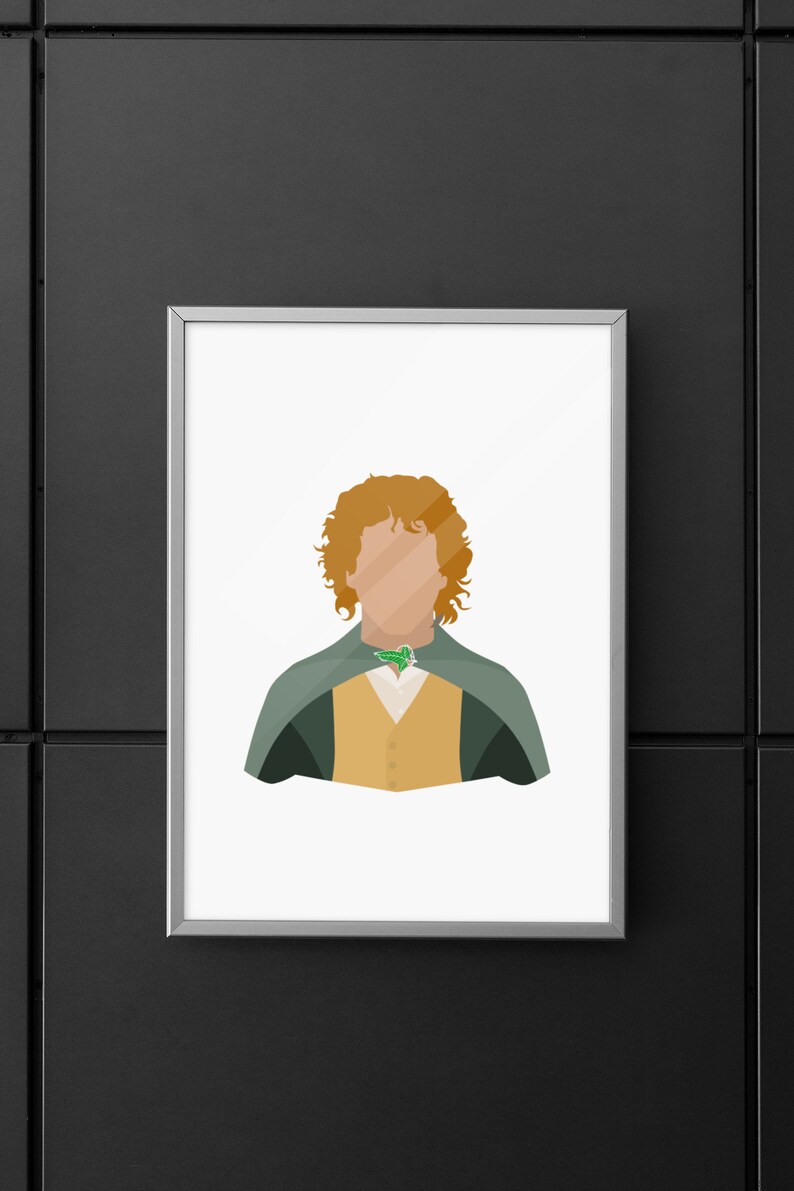 MERRY BRANDYBUCK | Minimalist Print | Portrait | Poster | Printable ...