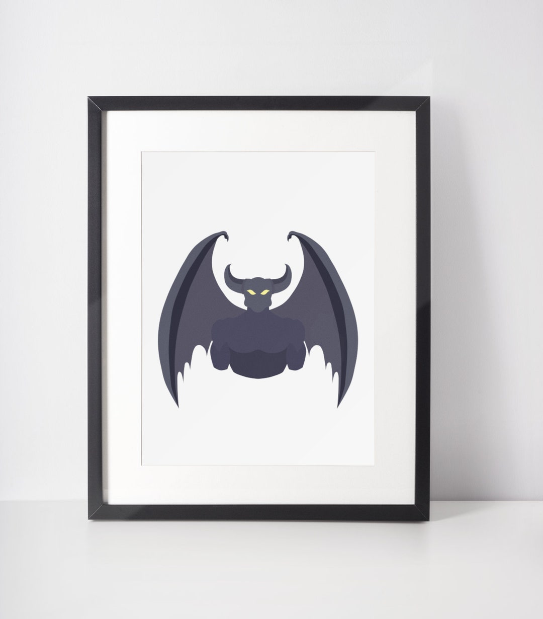CHERNABOG | Villain Minimalist Print | Portrait | Poster | Printable ...