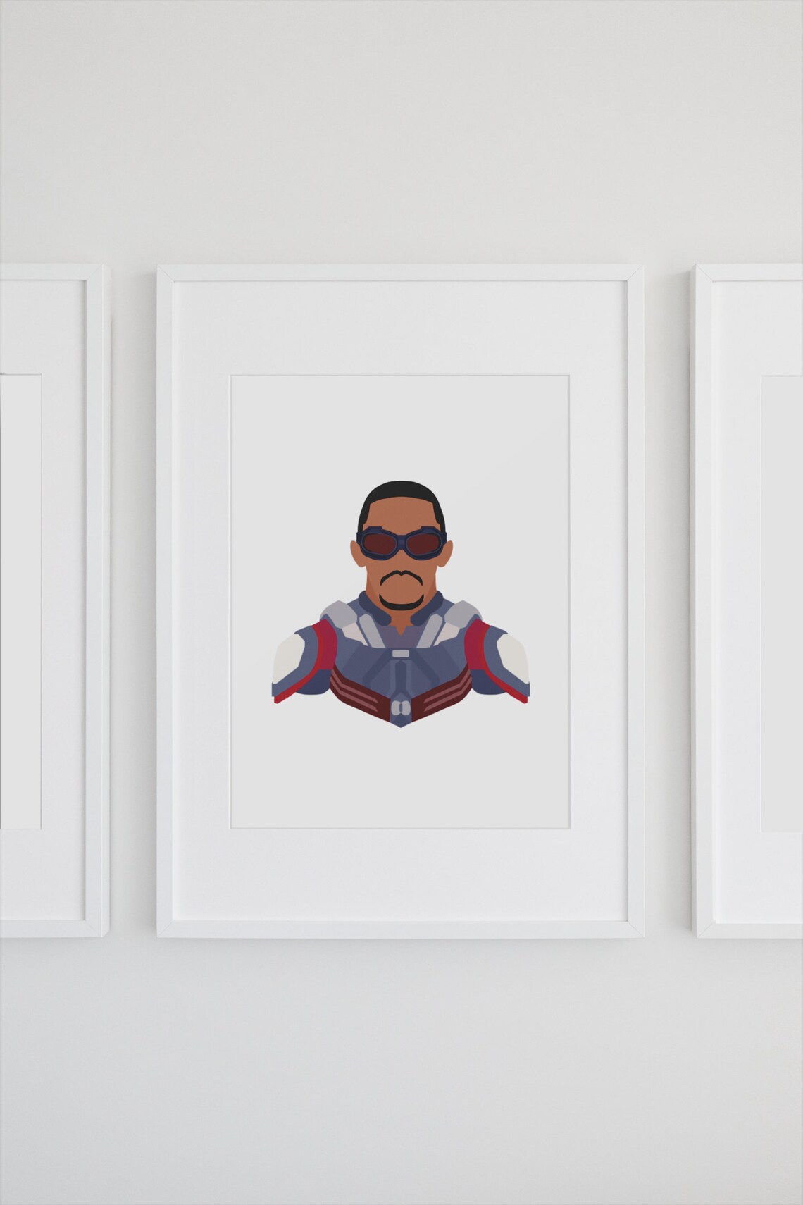 FALCON Minimalist Print Portrait Poster Printable Wall - Etsy