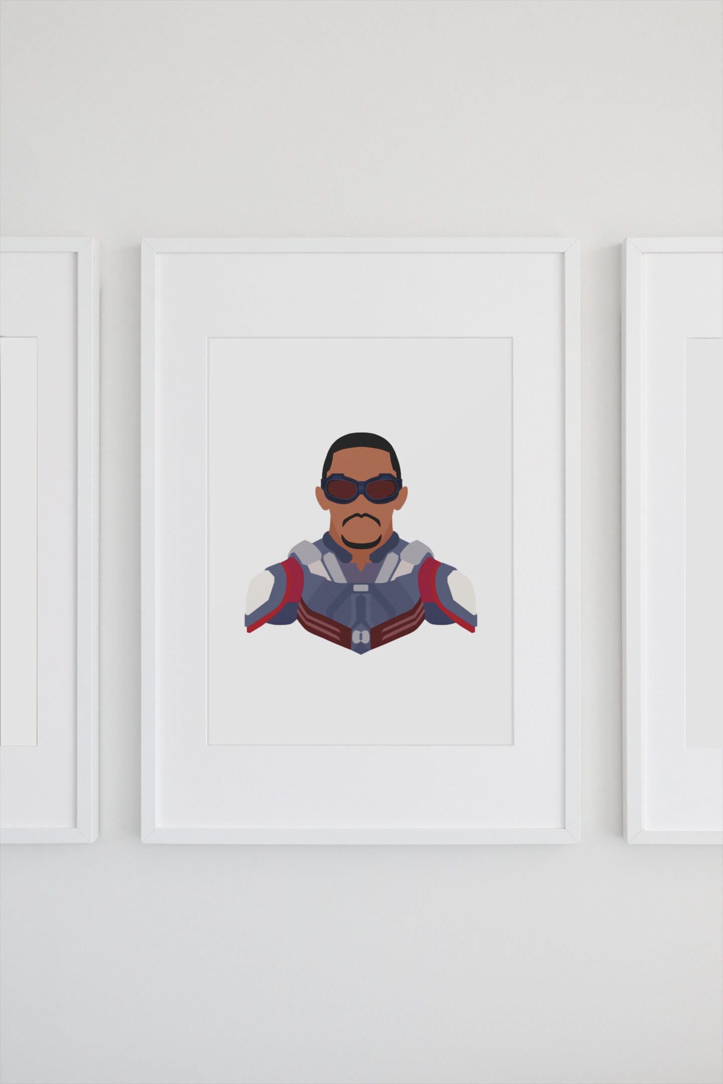 FALCON Minimalist Print Portrait Poster Printable Wall - Etsy