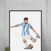 LIONEL MESSI | Minimalist Print | Portrait | Poster | Printable Wall ...