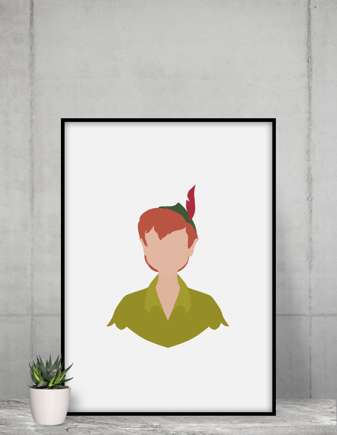PETER PAN | Hero Minimalist Print | Portrait | Poster | Printable Wall ...