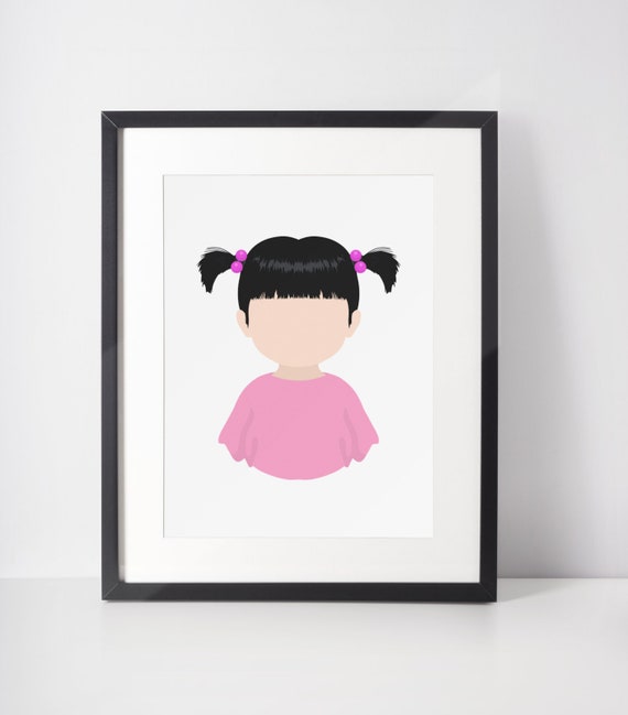 BOO Minimalist Print Portrait Poster Printable Wall - Etsy
